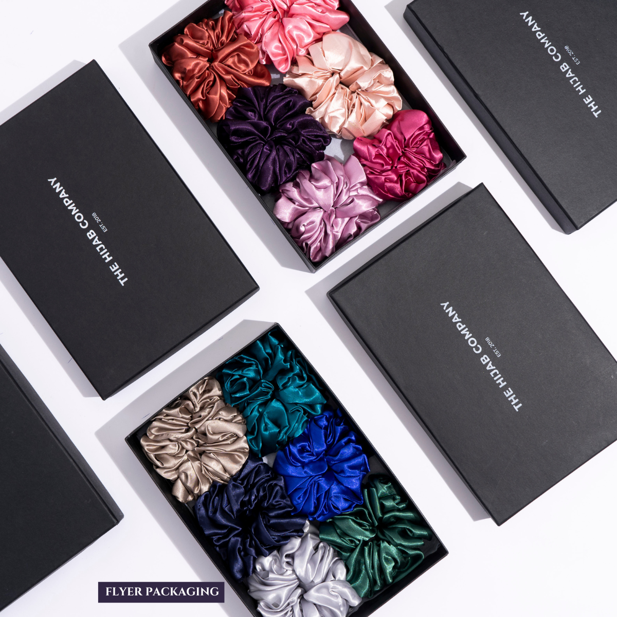 Scrunchies - Bundle of 6 - Flyer Packaging – The Hijab Company
